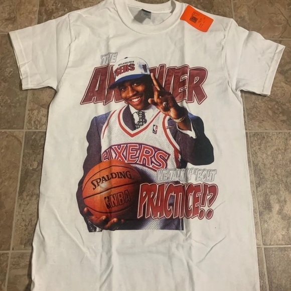 Shirts | Brand New Allen Iverson The Answer Graphic Tee | Poshmark